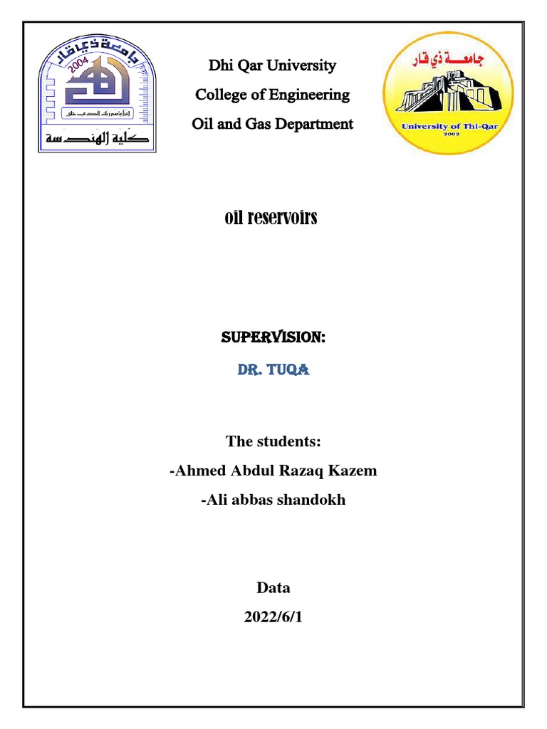 Understanding Oil Reservoirs and Types | PDF | Petroleum Reservoir ...