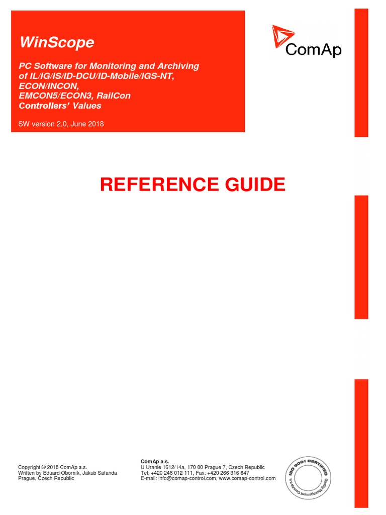 WinScope 2 0 Reference Guide r1 | PDF | Personal Computers | Computer File