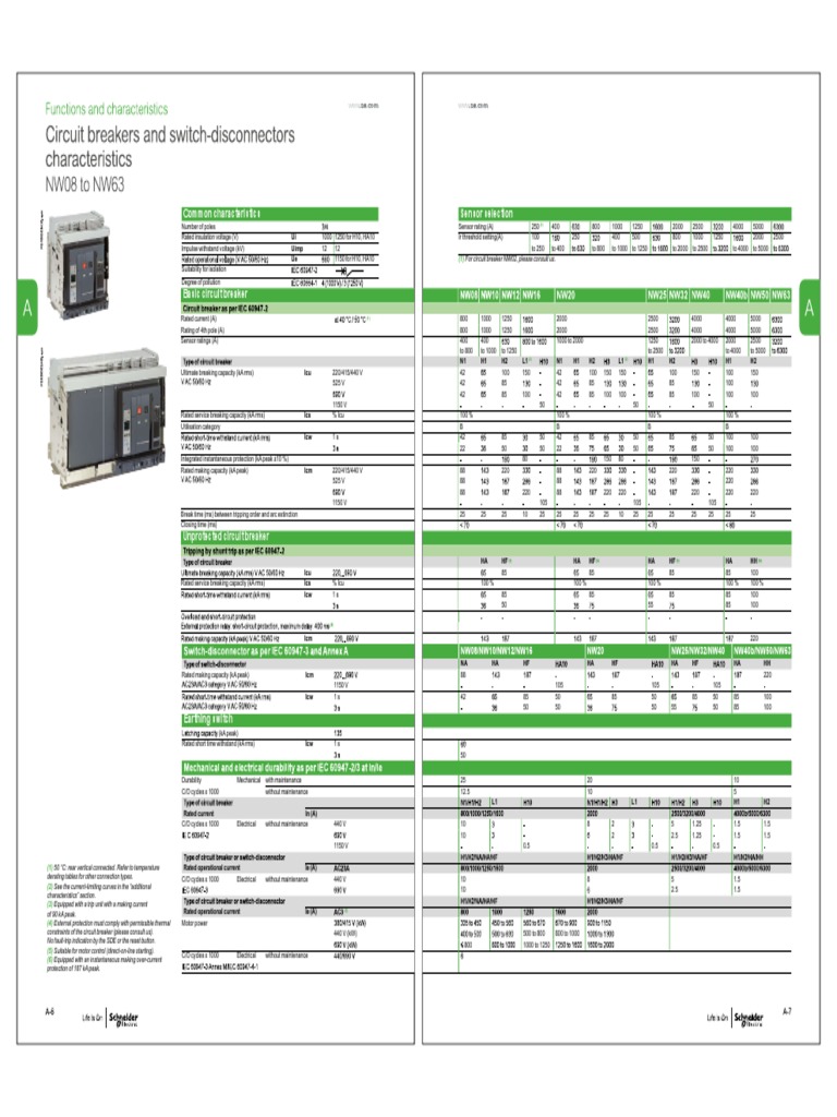 Nw08 To Nw63 | PDF | Electricity | Components
