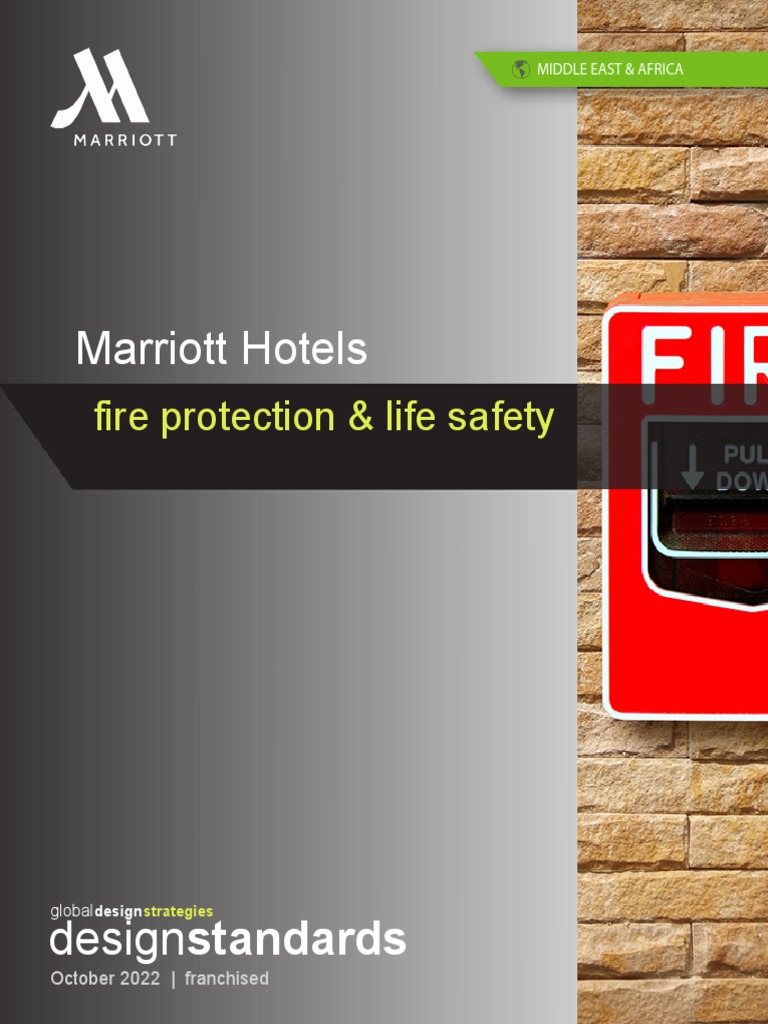 Marriott Fire Safety Design Standards | PDF | Fire Sprinkler System ...