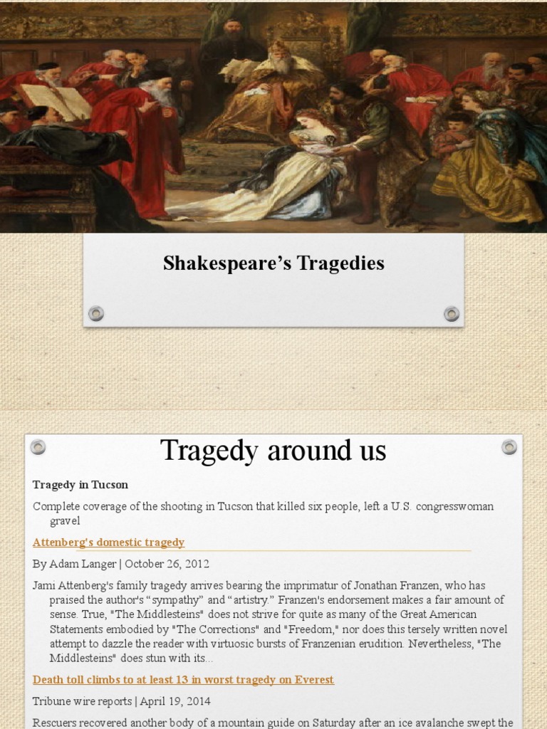 Curs 11 Shakespearean Tragedy Presentation | PDF | Tragedy