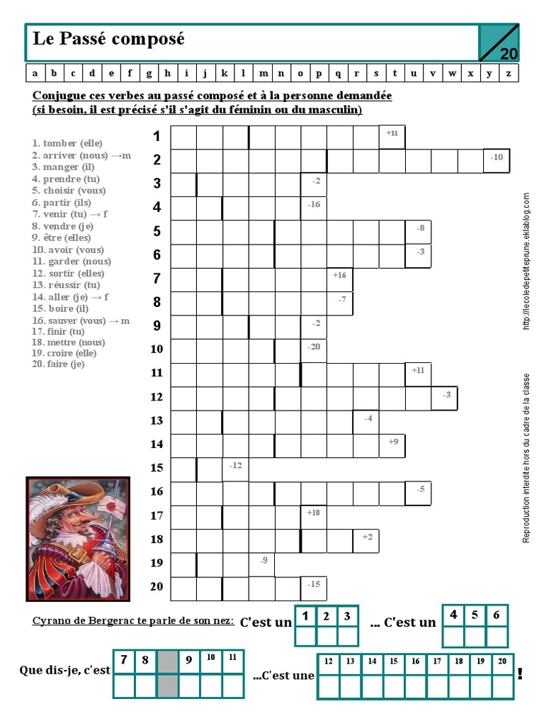 Fiche Passé Composé | PDF | Échecs | Théorie (échecs)
