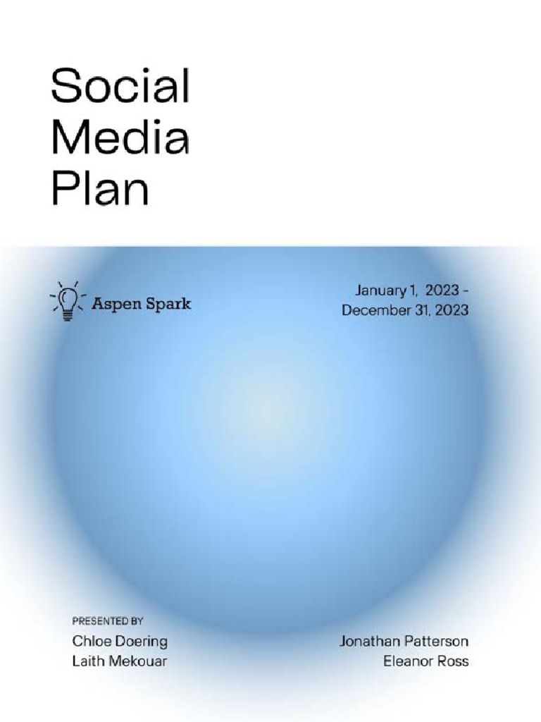 Social 20media 20plan 20team 201-Compressed | PDF