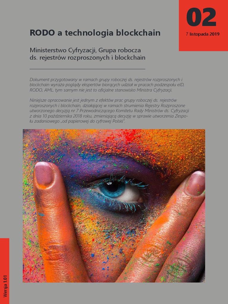 RODO A Technologia Blockchain | PDF