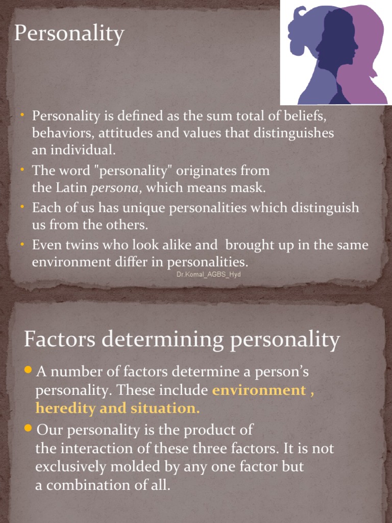 Personality | PDF | Human Development | Behavioural Sciences