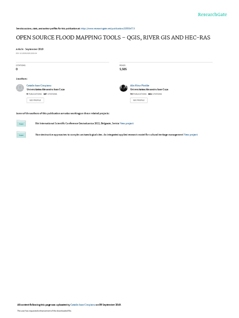 Open Source Flood Mapping Tools - Qgis River Gis A | PDF | Geographic ...