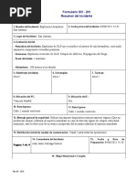 Formulario SCI - 207 Registro de Víctimas: Instructivo | PDF