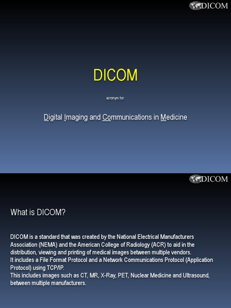 01 Dicom | Download Free PDF | Computer Standards | Computer Architecture