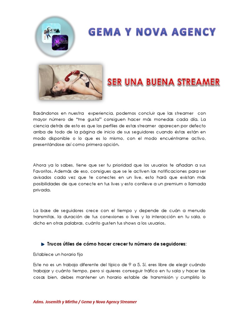 Ser Una Buena Streamer | PDF | Chat en linea