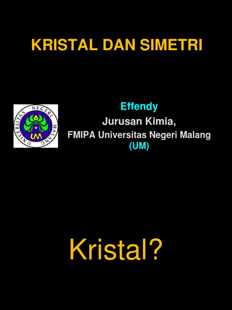 Kristal Dan Simetri | PDF