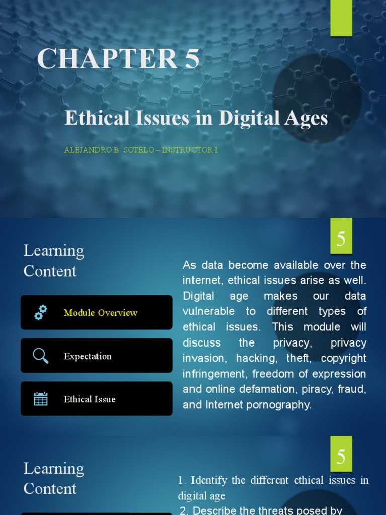 Ethical Issues in the Digital Age | PDF | Copyright Infringement ...