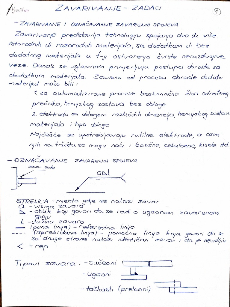 Zavarivanje - Zadaci | PDF