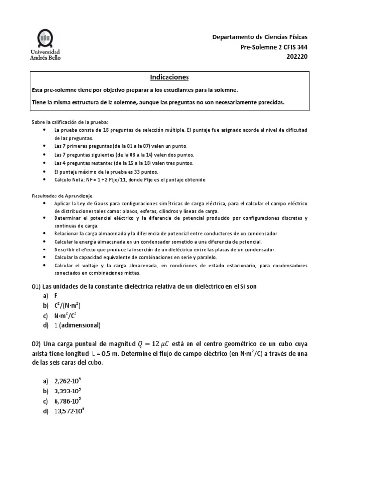 Presolemne 02 CFIS 344 | PDF | Condensador | Dieléctrico