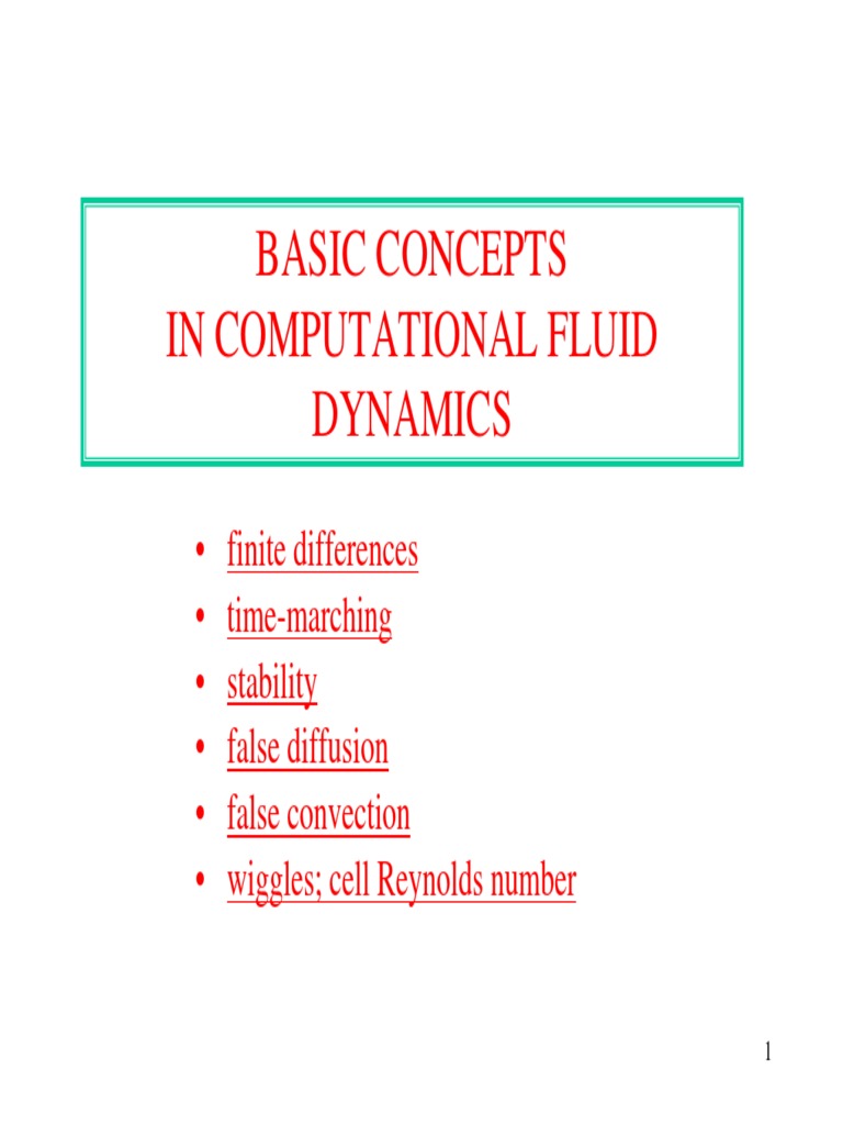 4a2 Basic Concepts | PDF | Computational Fluid Dynamics | Wavelength
