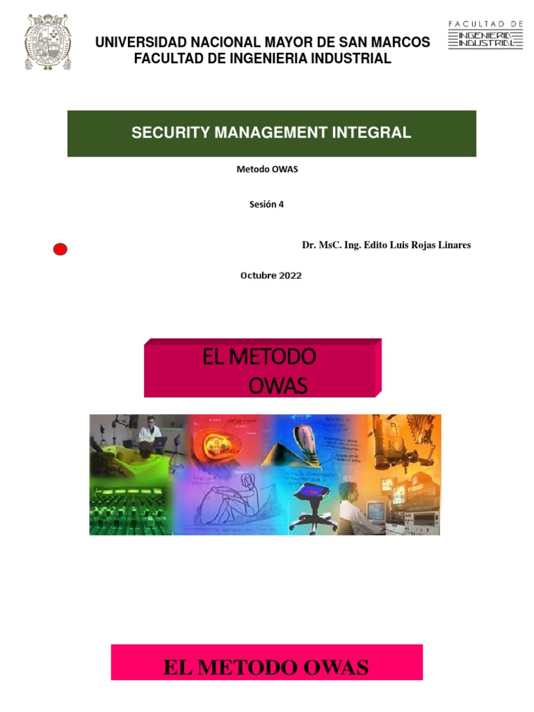 Metodo OWAS | PDF