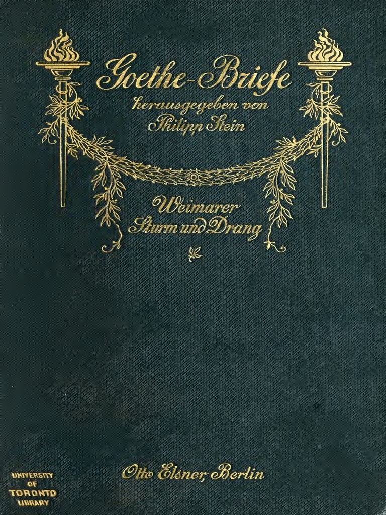 Cartas Goethe (Briefe, Alemán) - General - 1902 | PDF