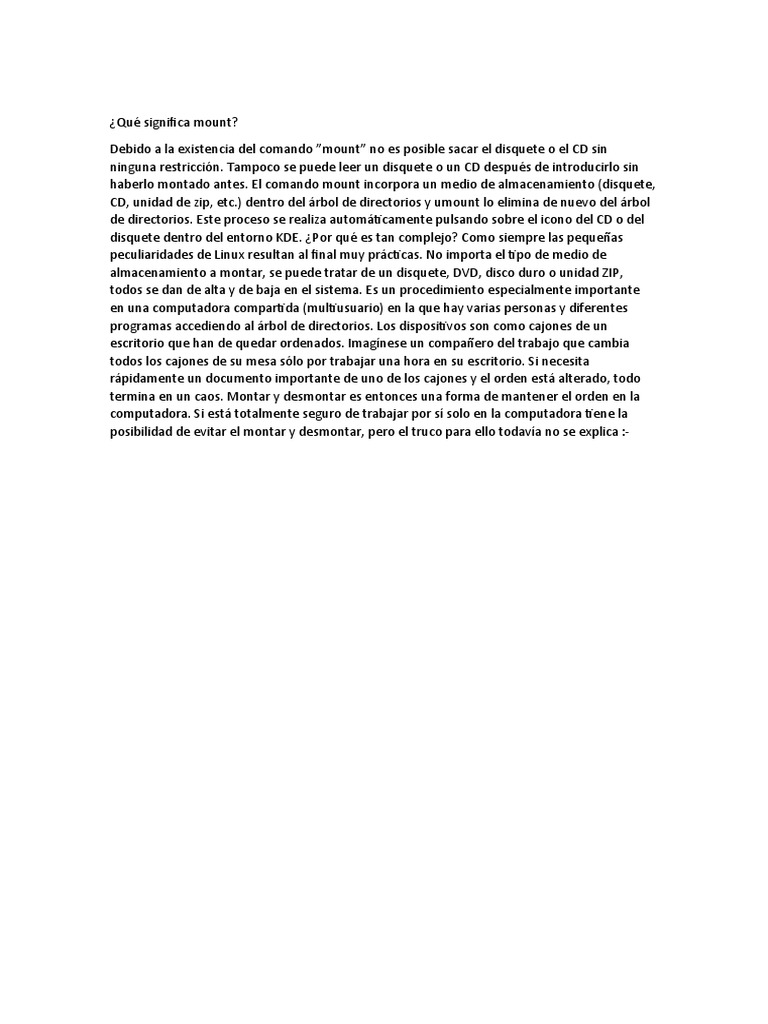 Qué Significa Mount | PDF