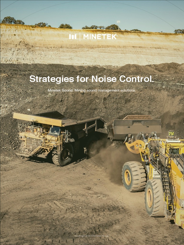 Strategies For Noise Control: Mining Sound Management Solutions | PDF | Noise | Occupational ...