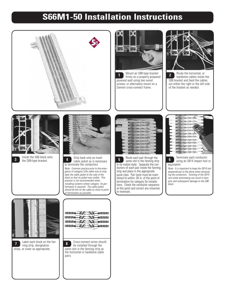 66 BLOCKS66M1-50 II | PDF