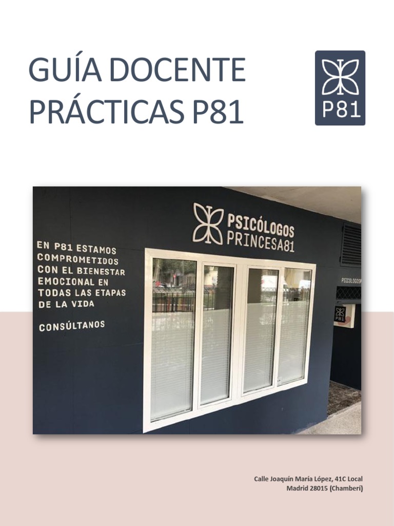 Guía Docente p81. Actualizada | PDF | Terapia racional de ...