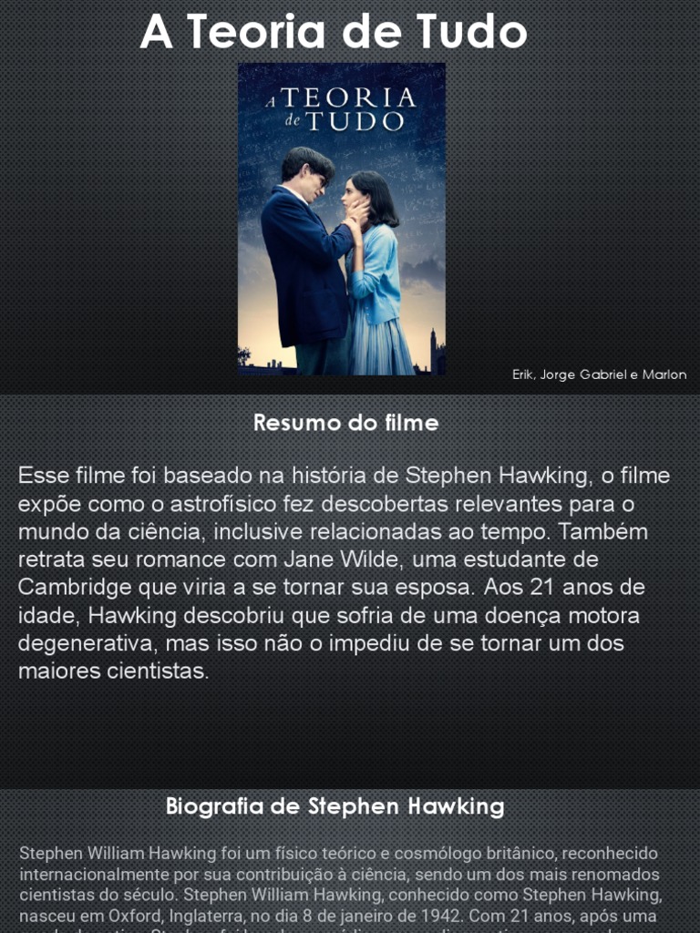 A Teoria de Tudo PDF | PDF