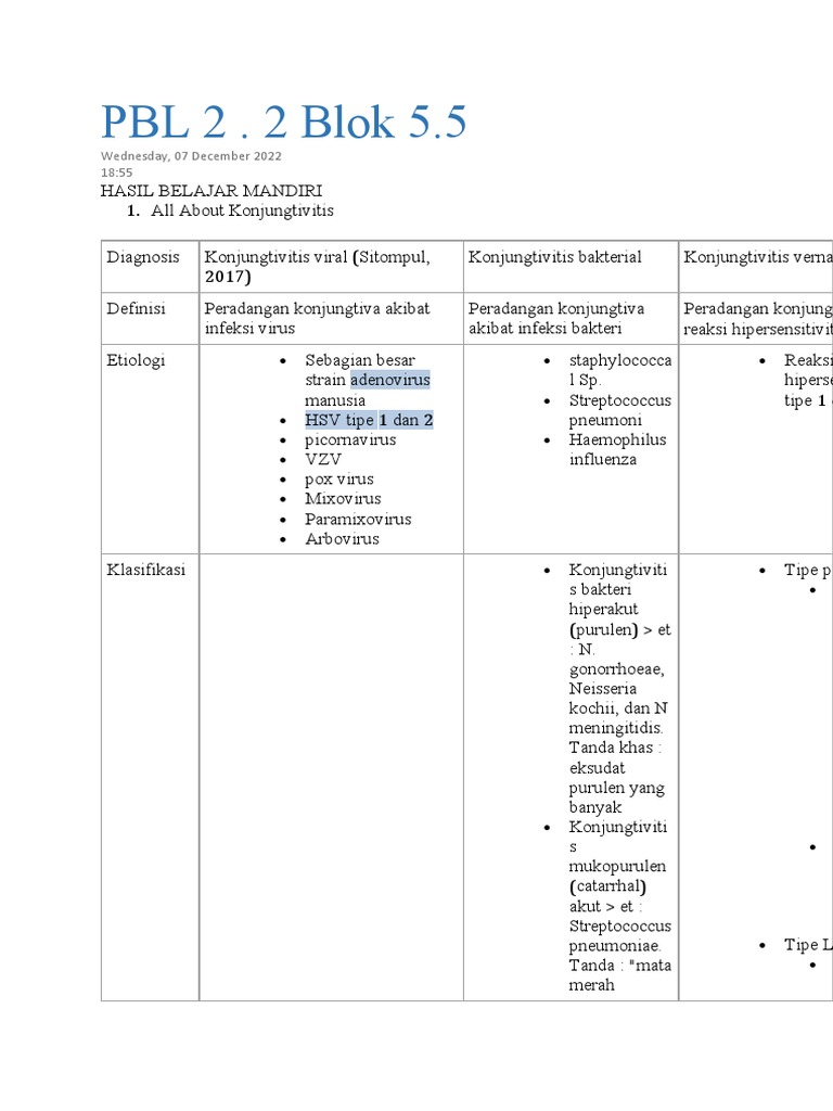 PBL 2 - 2 Blok 5.5 | PDF