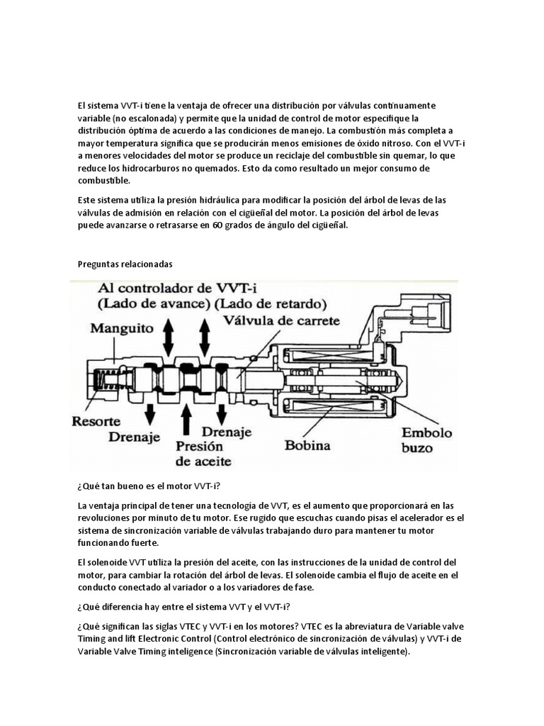 VVT I Toyota | PDF