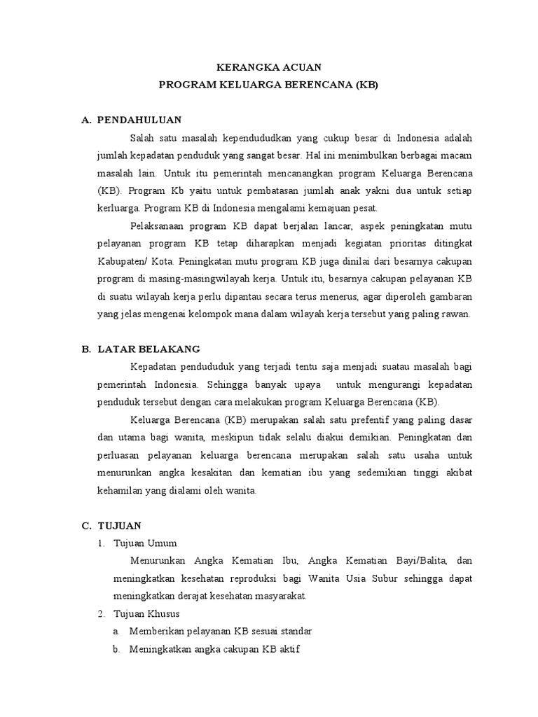 Kak KB Ok | PDF | Ilmu Sosial