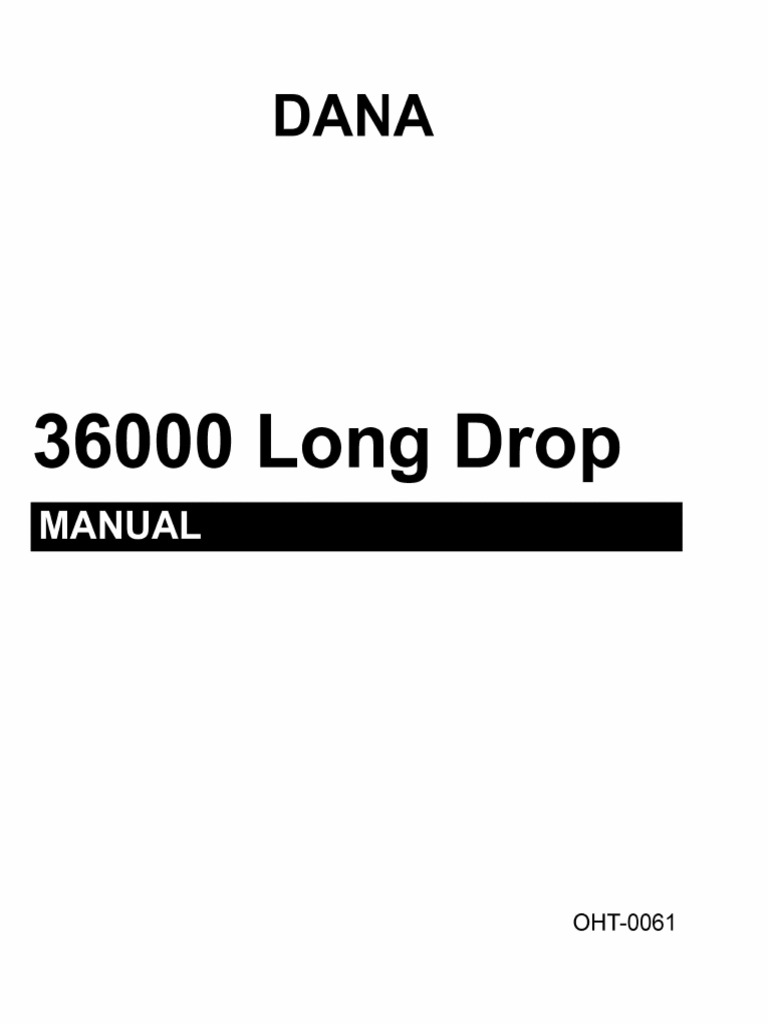 Dana 36000 Transmission | PDF