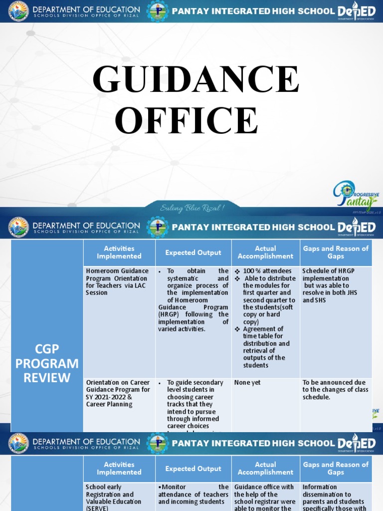 Guidance Office | PDF