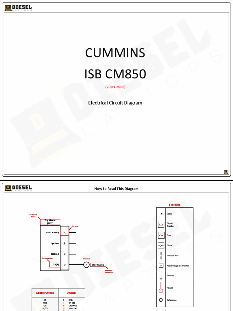 Cummins - ISB CM850 (2003-06) | PDF | Turbocharger | Throttle