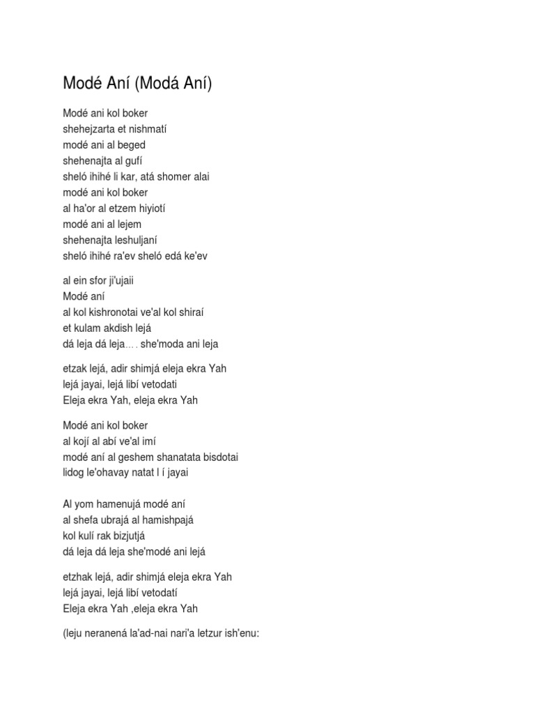 Mode Ani | PDF