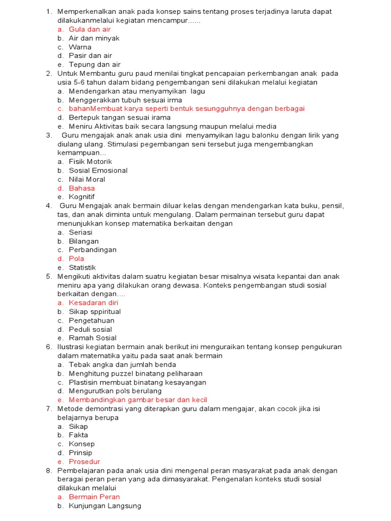 Soal Up Lengkap (PESERTA) DR Bunda Nana | PDF