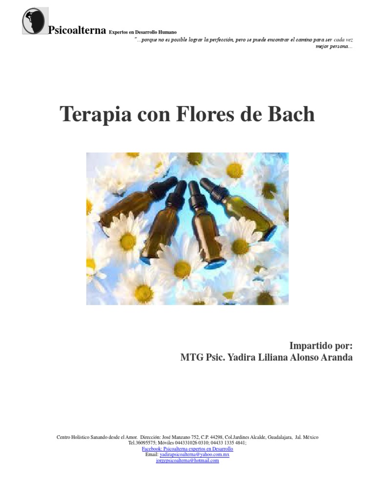 Manual Básico Flores de Bach | PDF | Remedios florales de Bach