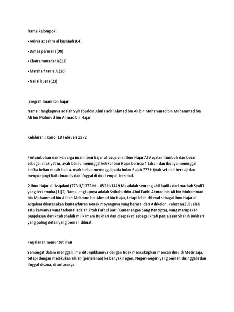 Metode Penulisan Kitab Bulugul Maram | PDF