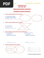 Ejercicios de Clases de Conjuntos para Niños | PDF