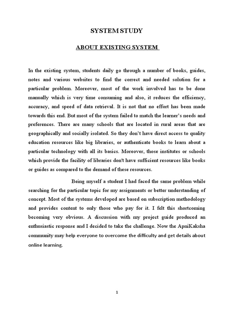 System - Study | PDF | Educational Technology | Learning