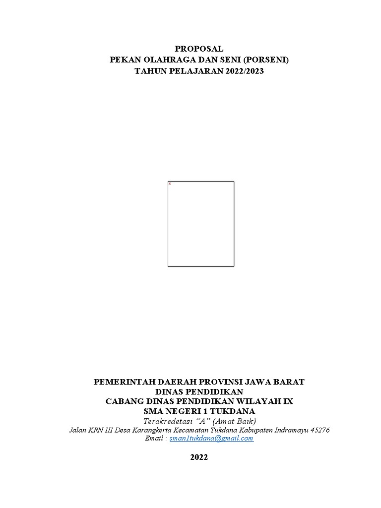 Proposal Porseni | PDF