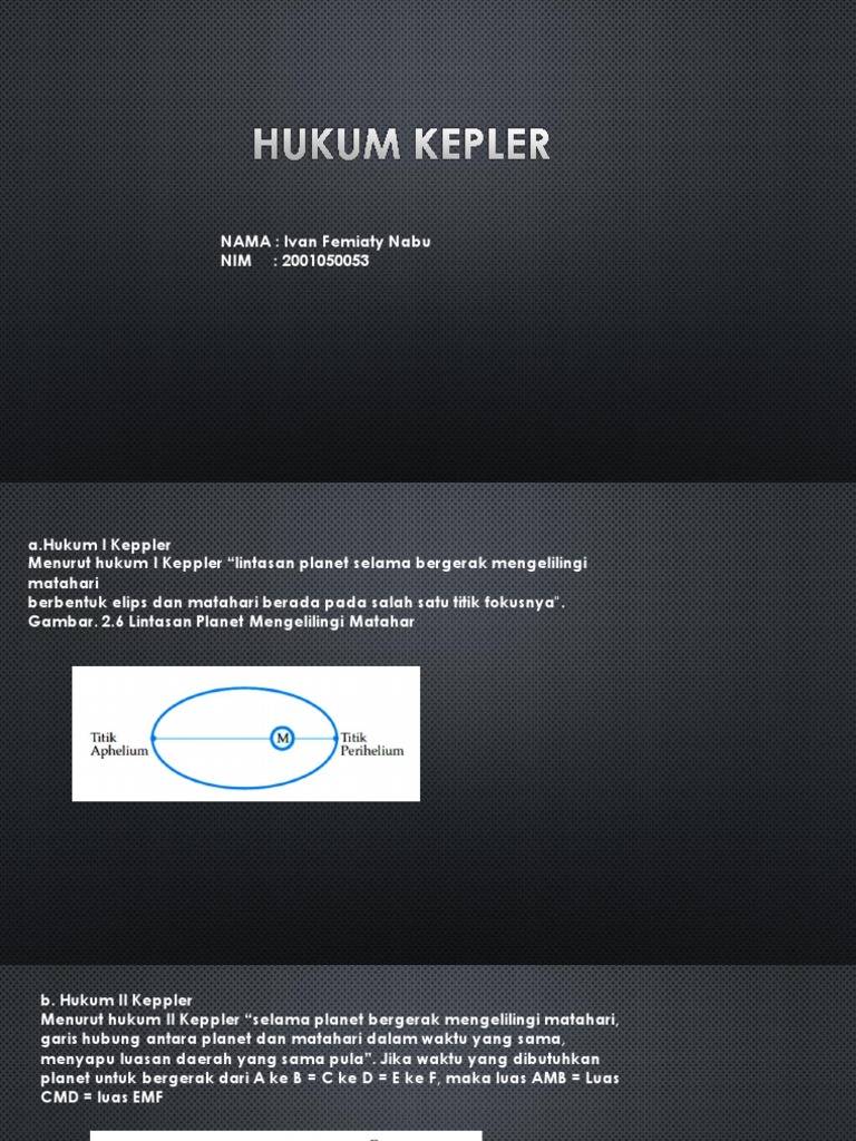Modul Hukum Kepler | PDF