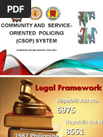 CSOP Presentation | PDF | Police | Community