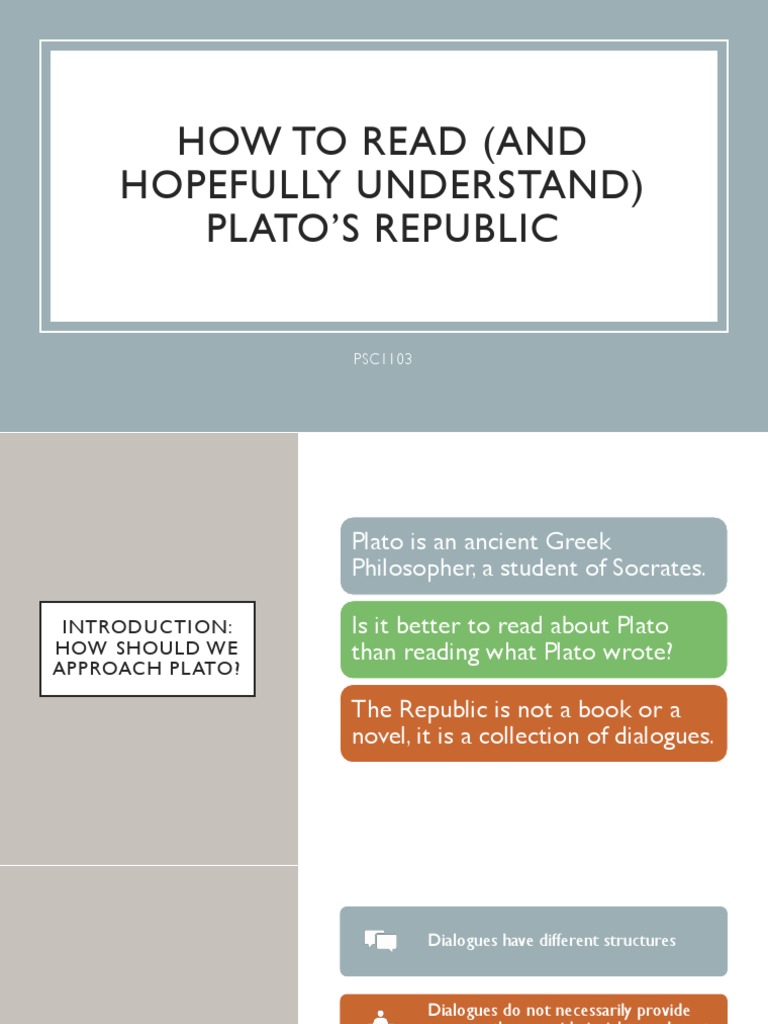 How To Read Plato | PDF | Plato