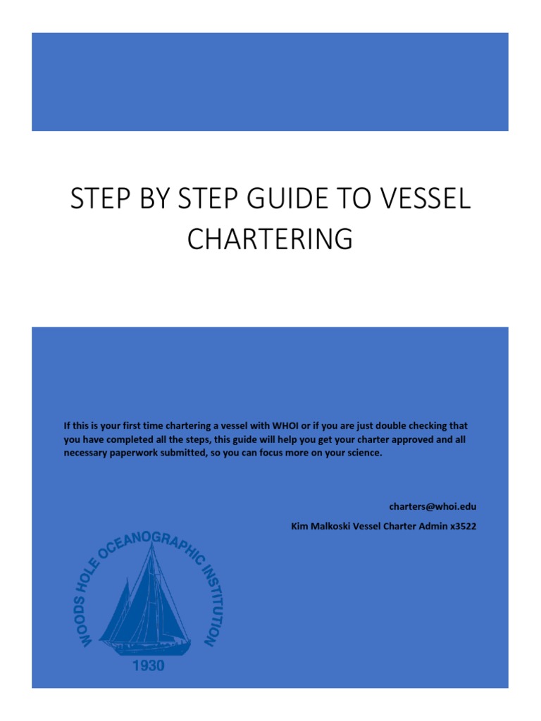 Guide To Vessel Chartering | PDF