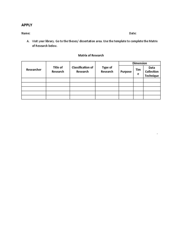 Assignment Chapter 2 Classification and Types of Research | PDF ... Assignment Chapter 2 Classification and Types of Research | PDF ...