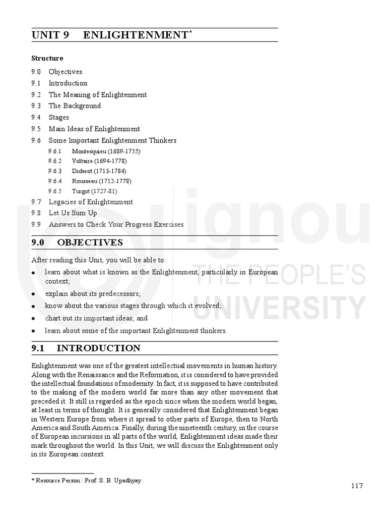 Unit 9 | PDF | Age Of Enlightenment | Reason