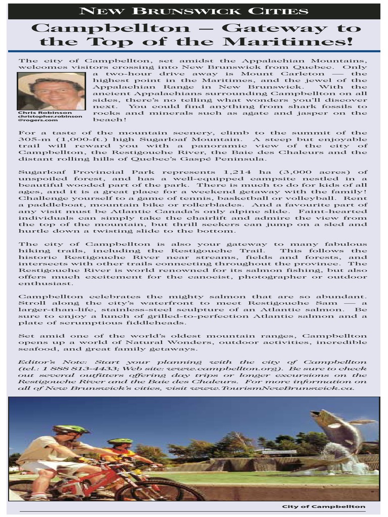 Explore Campbellton: Gateway to Nature | PDF