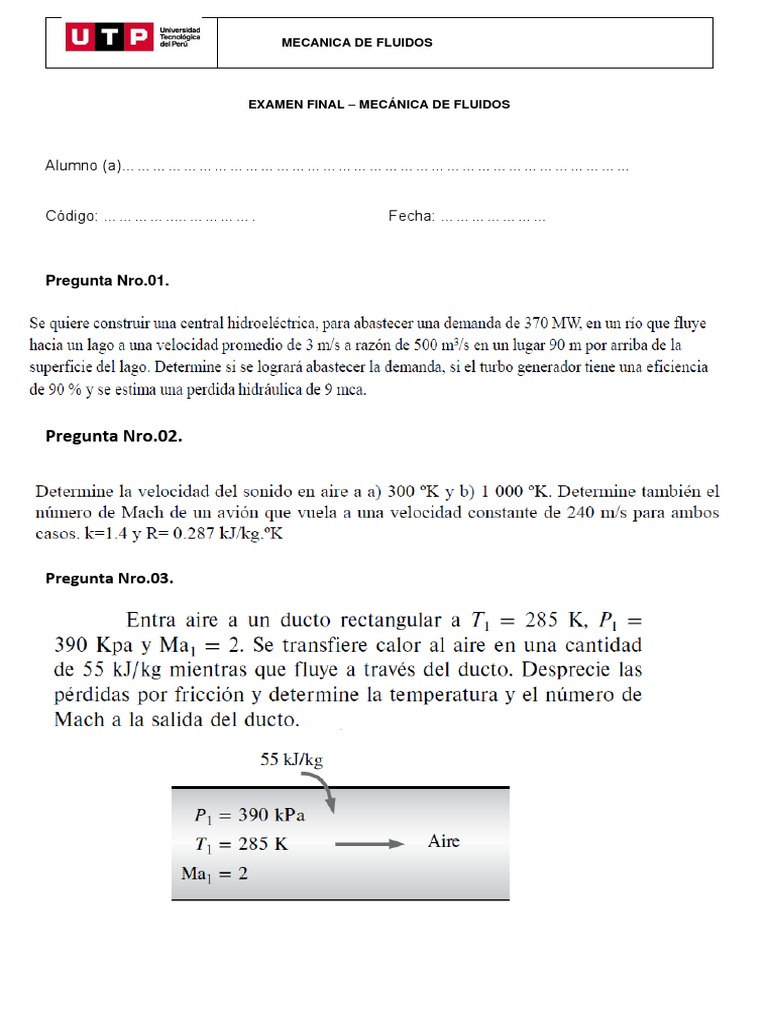 Examen Final - MF - Utp-2 | PDF