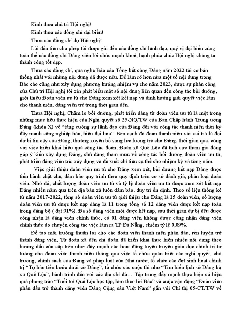 Phat Bieu Tham Luan | PDF