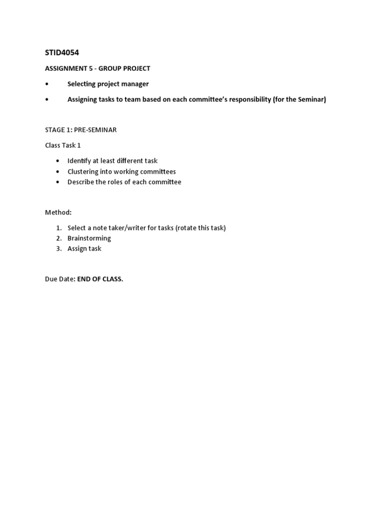 Stid4054 Task 1 GP | PDF