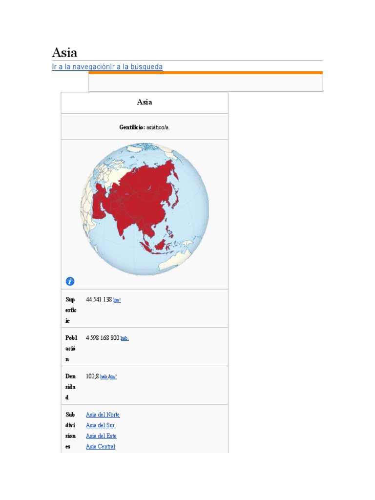 Asia | PDF | Asia | Colonialismo