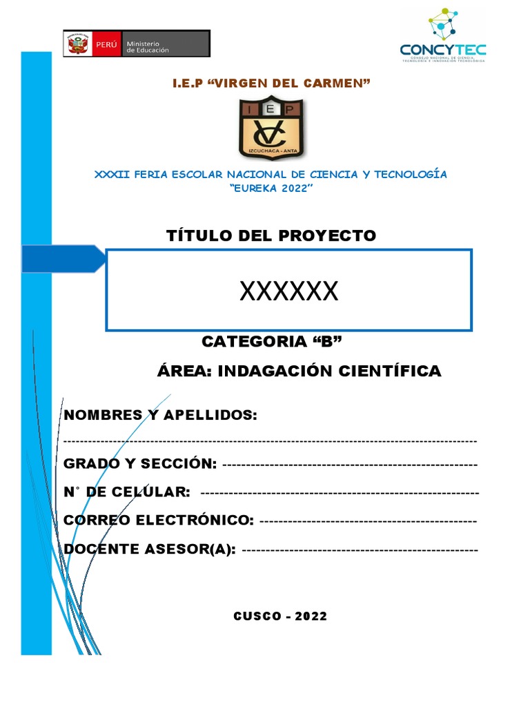 Informe Indagación Cientifica | PDF | Investigación cuantitativa ...